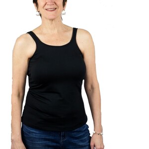 Mastectomy Camisole / Classic Tank Top With Built-in Breast Prosthetics ...