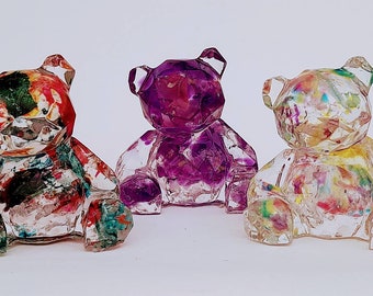 Resin Teddy Bear - Etsy
