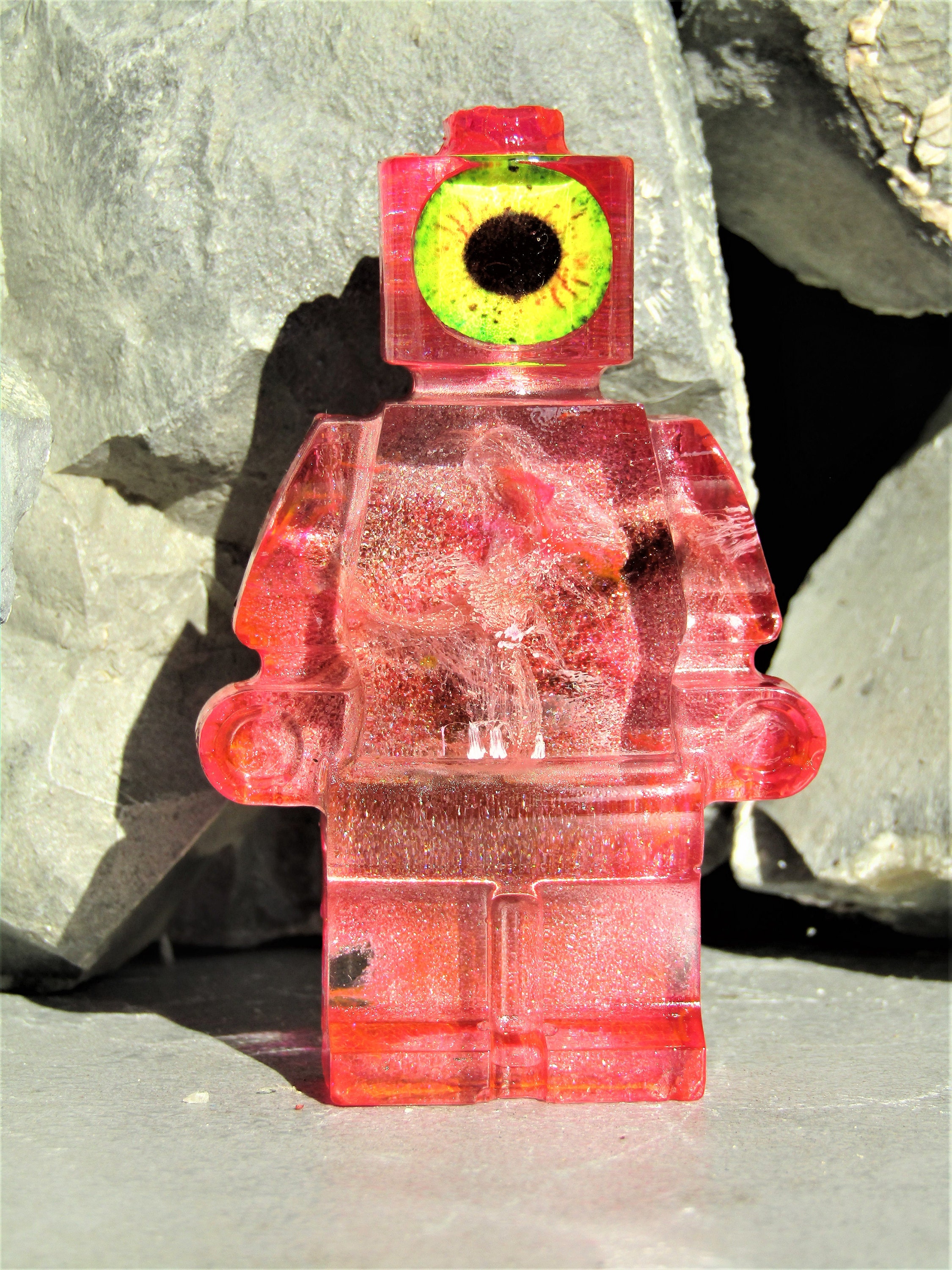 Large Cyclops Figures / Colourful Handmade Resin Art Toy / One - Etsy