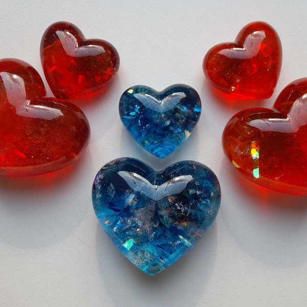 Resin Heart - Etsy