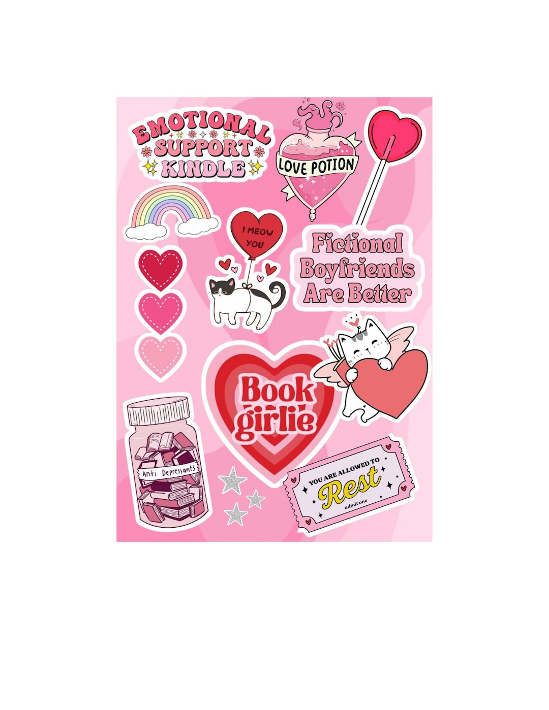 Valentine Day Kindle Cover Insert, Valentine Book Reader Cover, Kindle ...