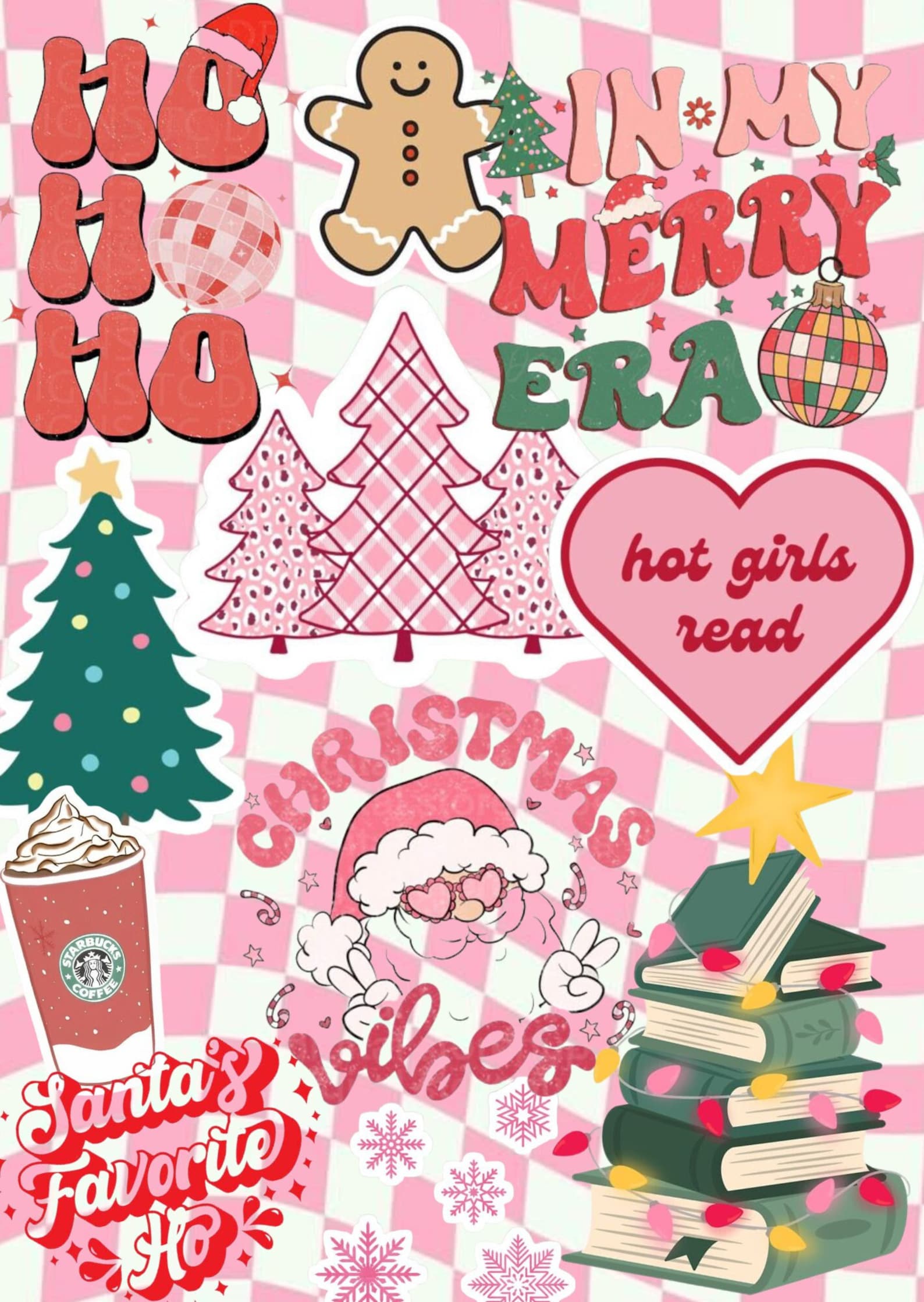 Christmas Kindle Cover Insert Christmas Book Reader Cover - Etsy