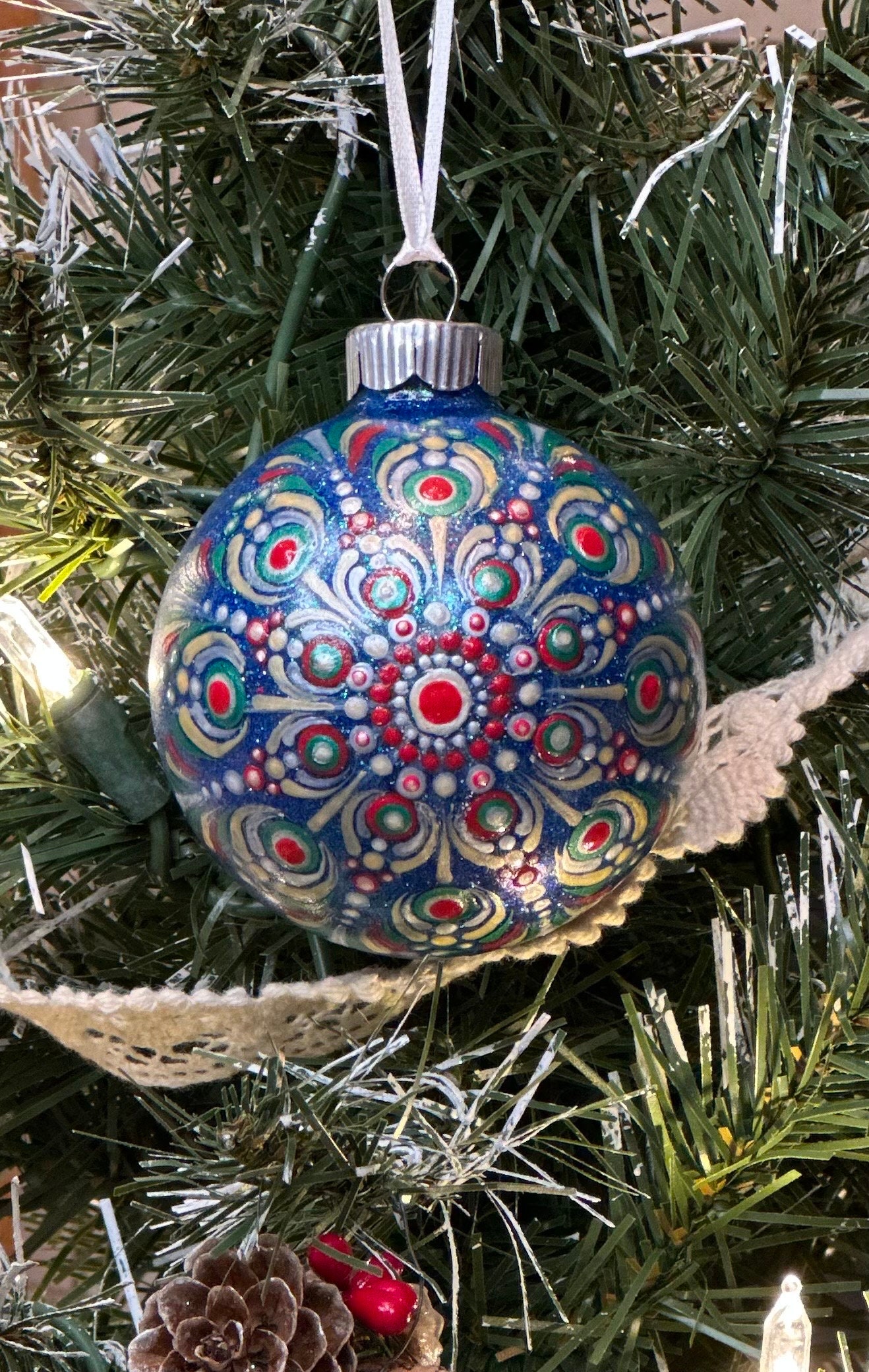 Traditional Colored Ornament - Etsy