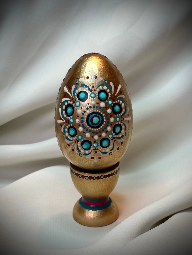 Decorative Egg With Stand - Etsy