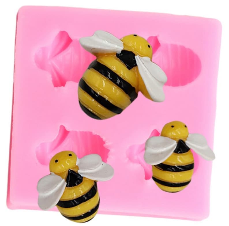 Mini Bumble Bee Mold-Little Bee Mold-Bee Silicone Mold Bumble | Etsy