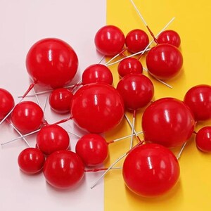 Gold Decorative Balls-silver Decorative Balls-golden Ball Cake Topper ...