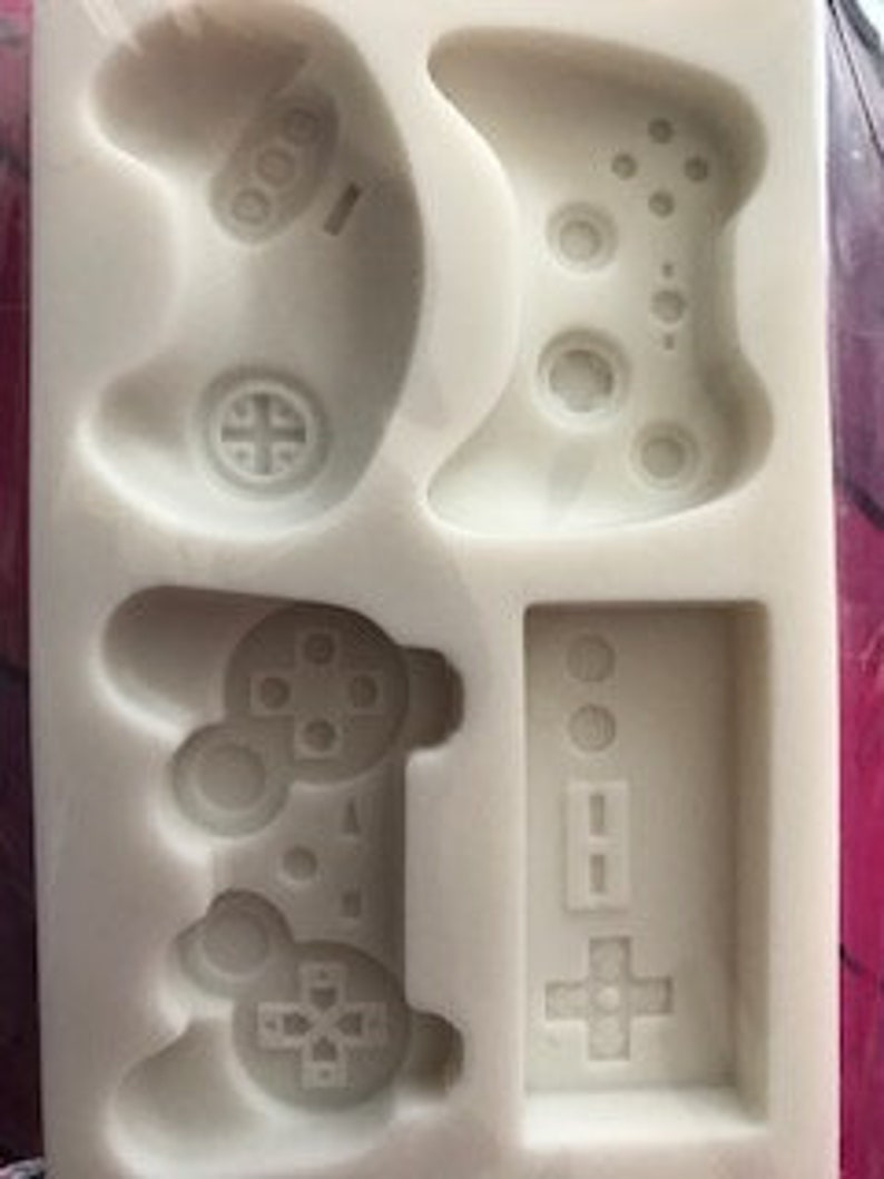 Video Game Controller Silicone Mold-fondant-candy-gum Paste-soap Mold ...