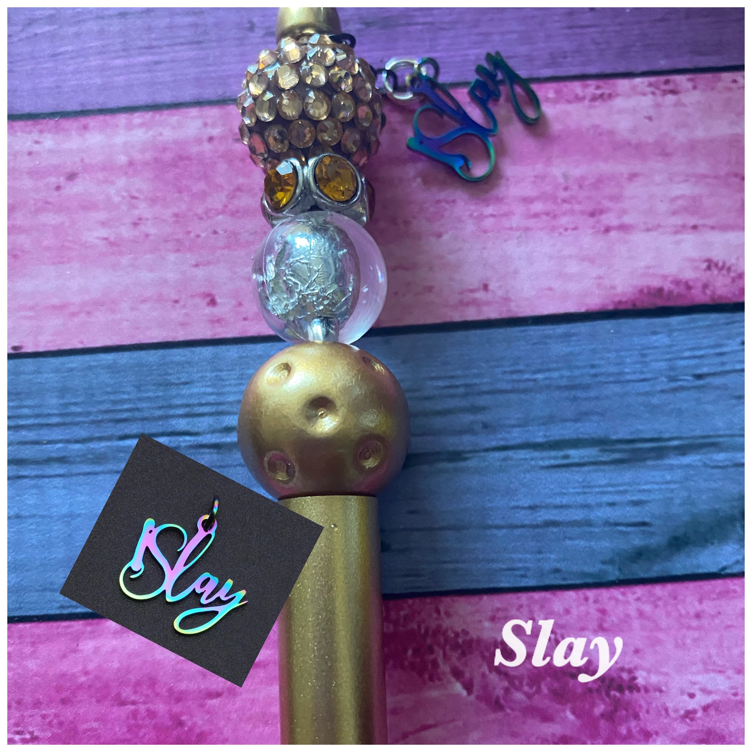 Beadable Pens-custom Ink Pens-personalized Pens-charm | Etsy