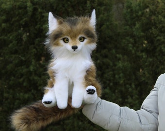 BIG ADULT WOLF Plushie Made to Order, Stuffed Wolf, 3D Realistic Art ...