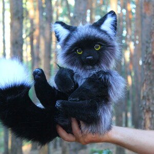 Pre-order Gray Fox Plush Poseable Art Doll - Etsy