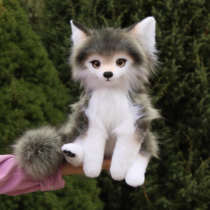 Realistic Stuffed Wolves - Etsy