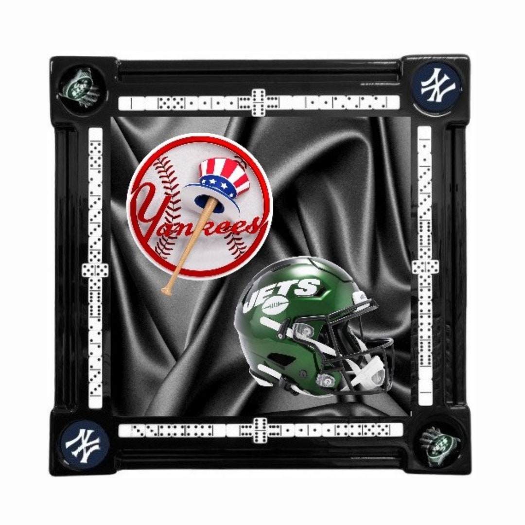 Yankees Jets Domino Table by Domino Tables by Art - Etsy