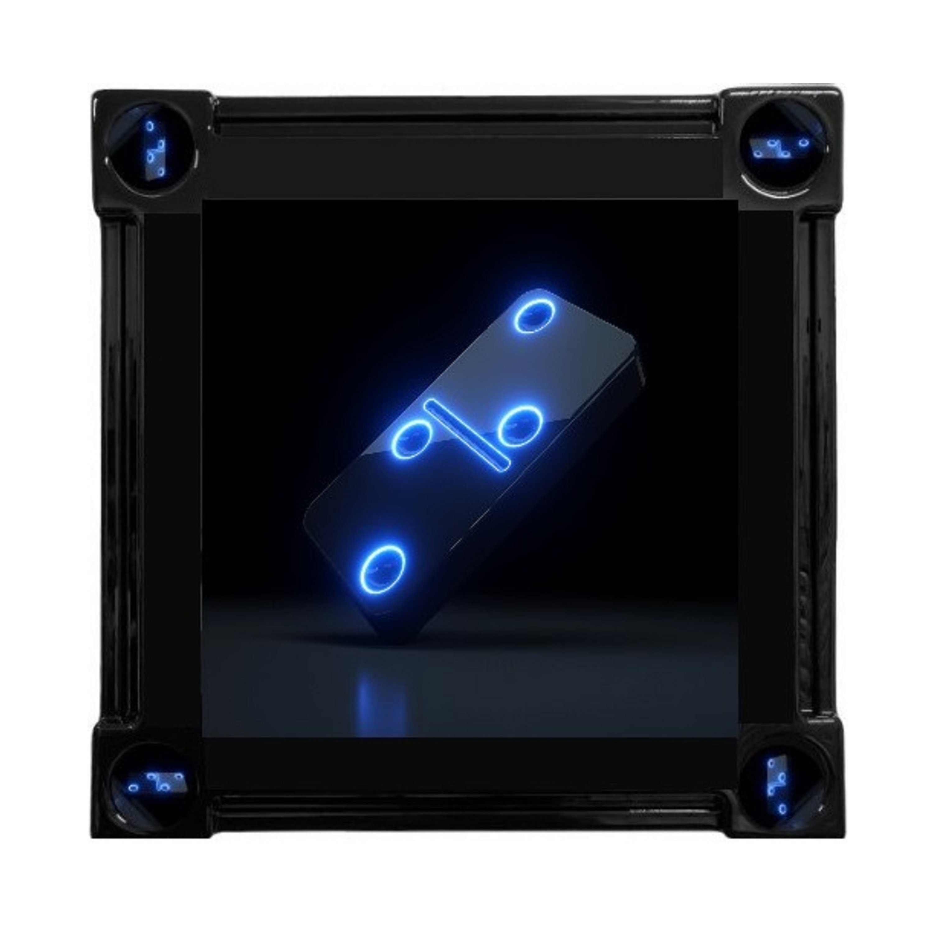 Neon Black Domino Table by Domino Tables by Art - Etsy