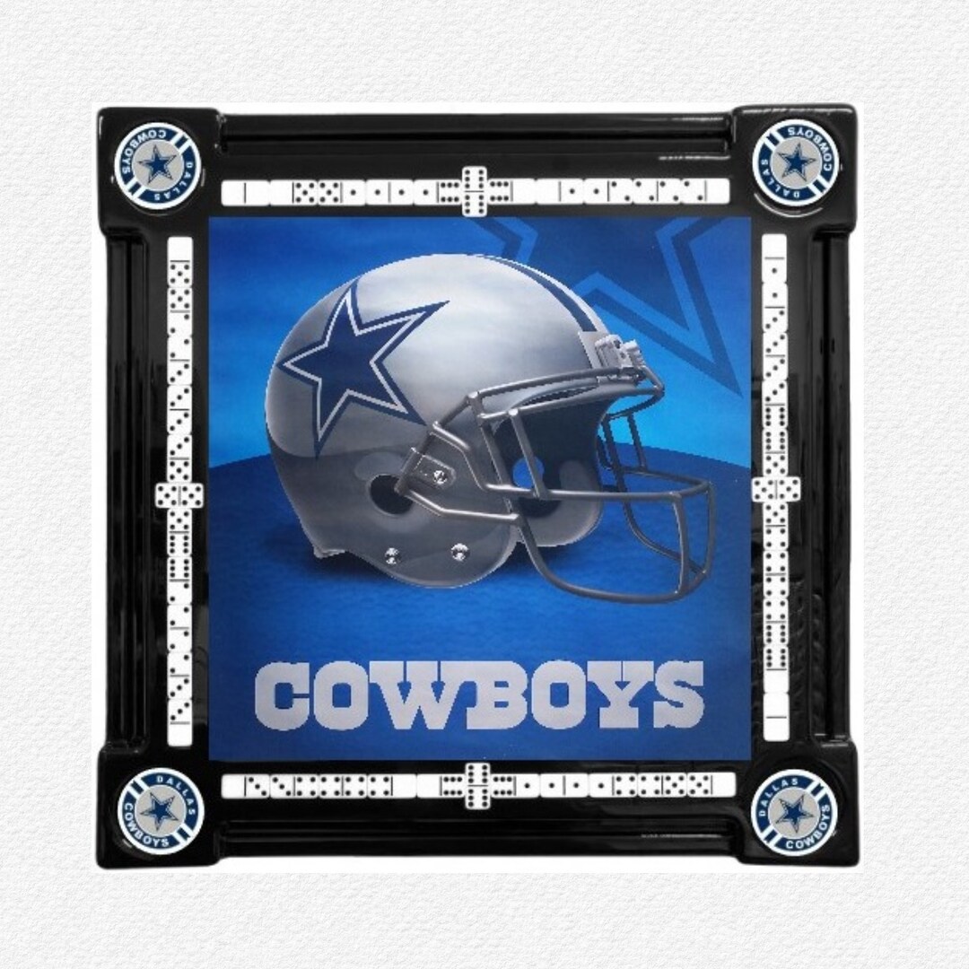 Cowboys Domino Table Dallas Cupholder by Domino Tables by Art - Etsy