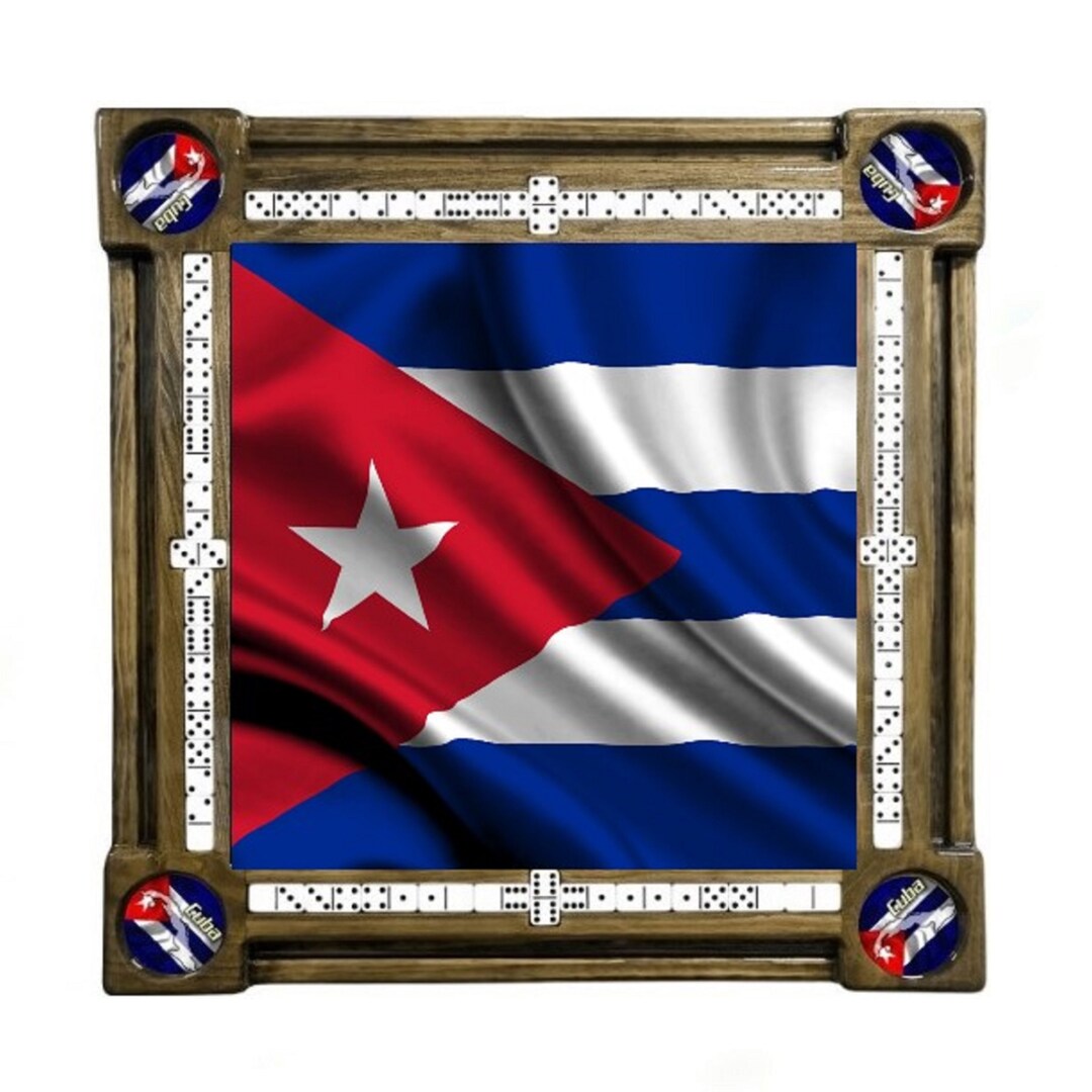 MADE IN USA Cuban Flag Domino Table by Domino Tables by Art - Etsy