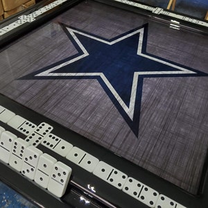 Cowboys Star Domino Table by Domino Tables by Art - Etsy