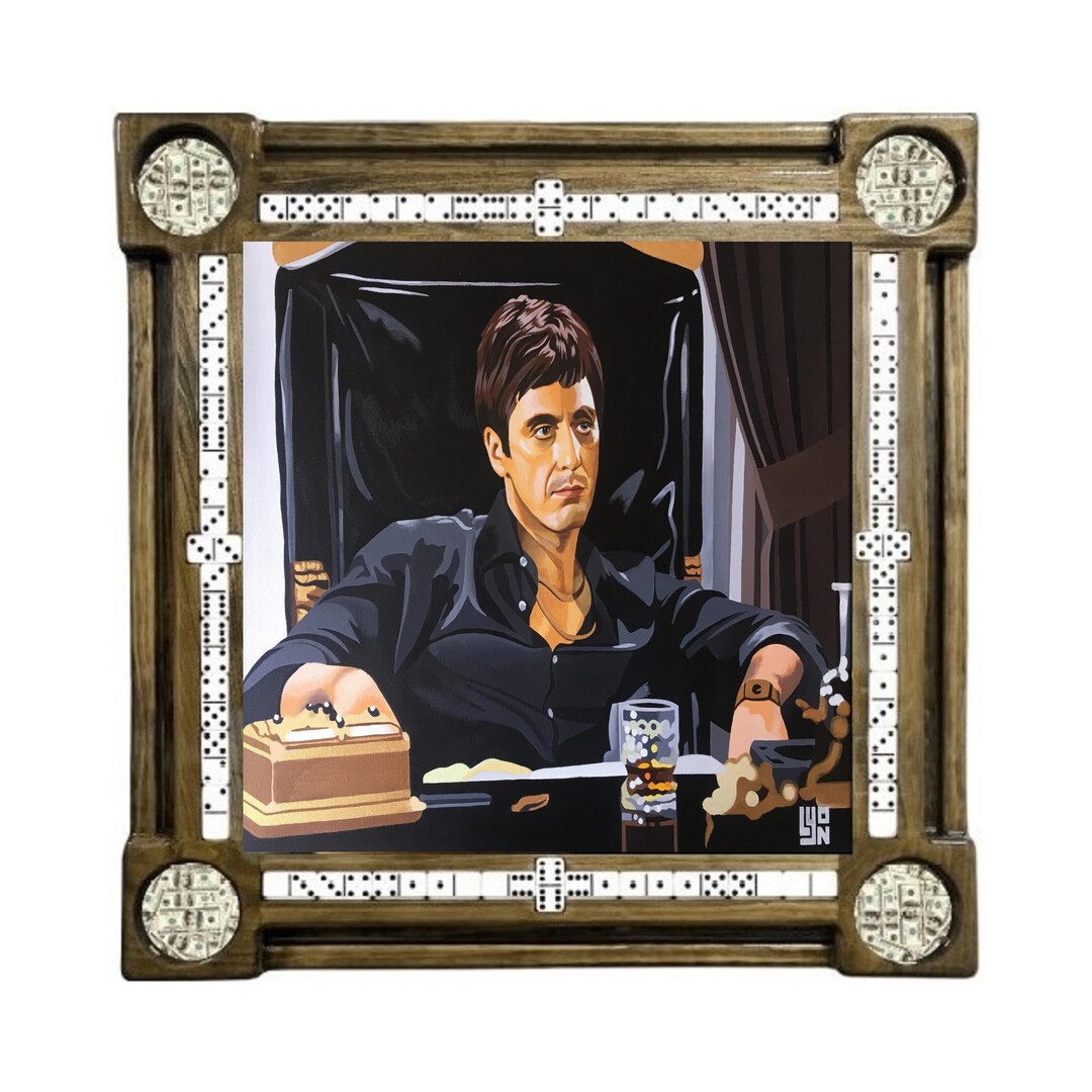 Scarface Abstract Domino Table by Domino Tables by Art - Etsy