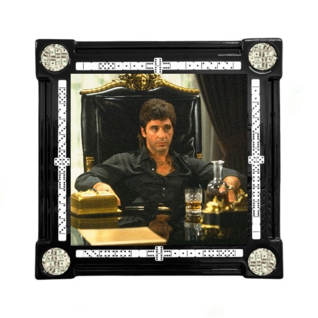 Scarface Gloss Black Domino Table by Domino Tables by Art - Etsy