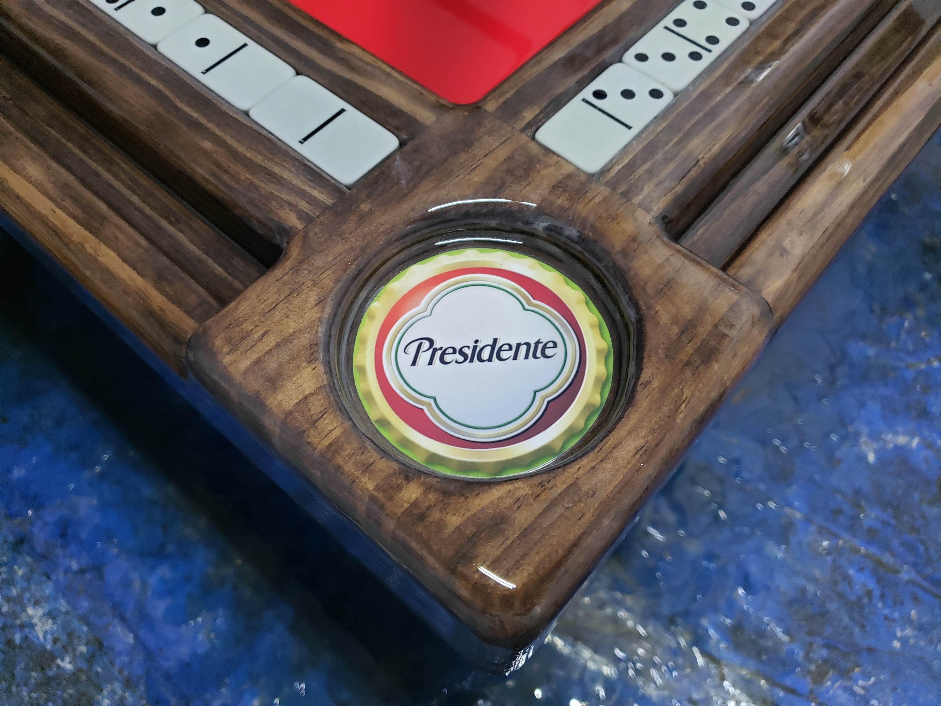 Dominican Flag Domino Table by Domino Tables by Art - Etsy