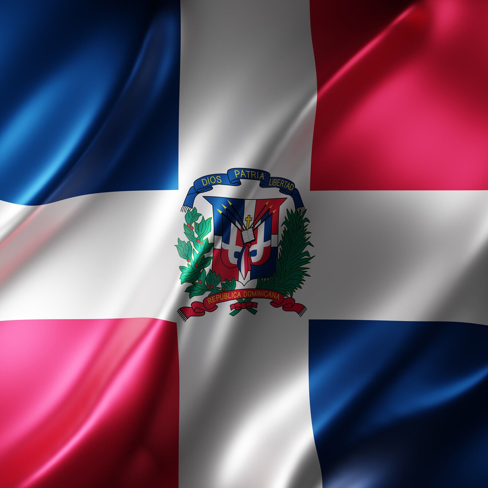 Dominican Flag Wavy Flag 3D Domino Table by Domino Tables by Art - Etsy