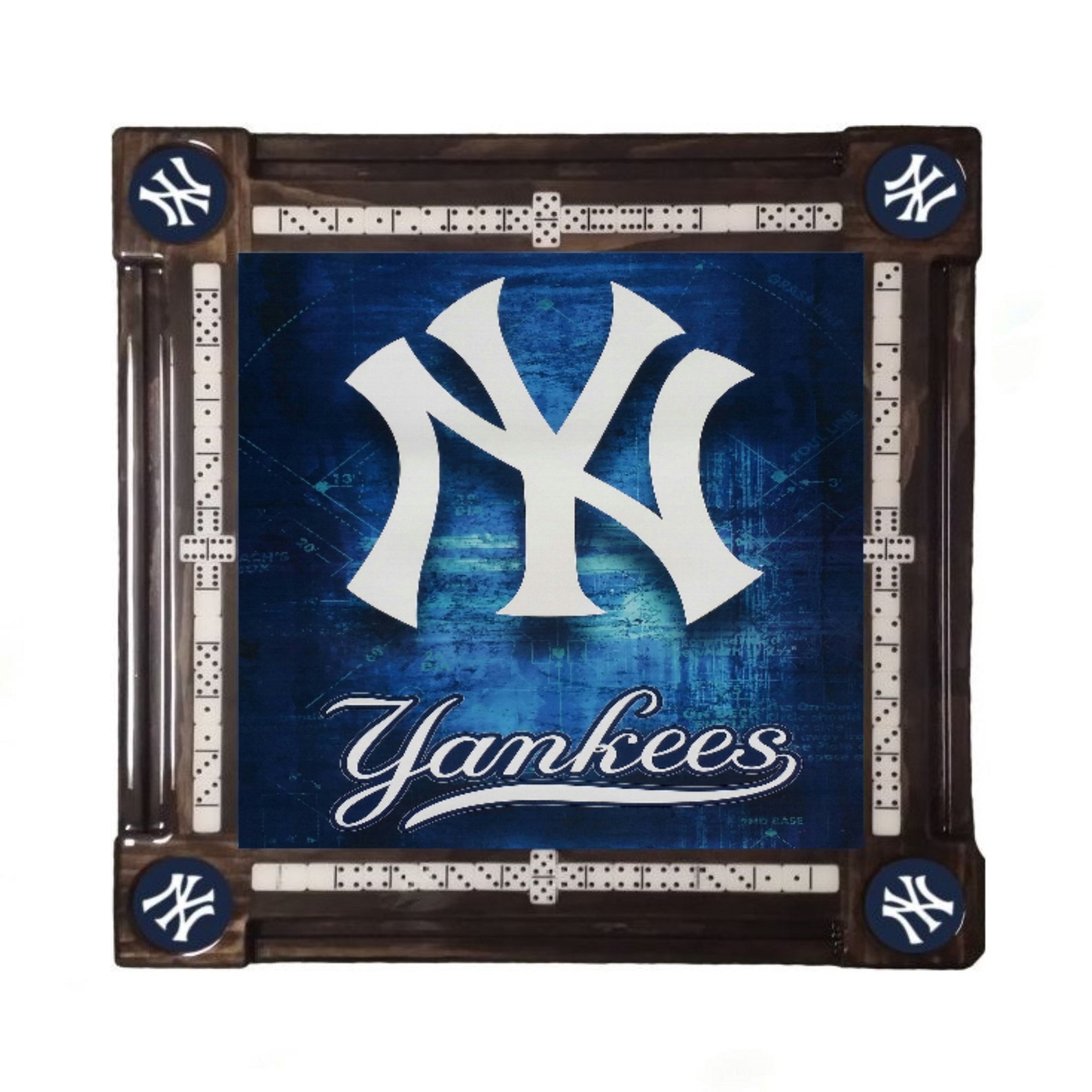 Yankees Domino Table by Domino Tables by Art - Etsy