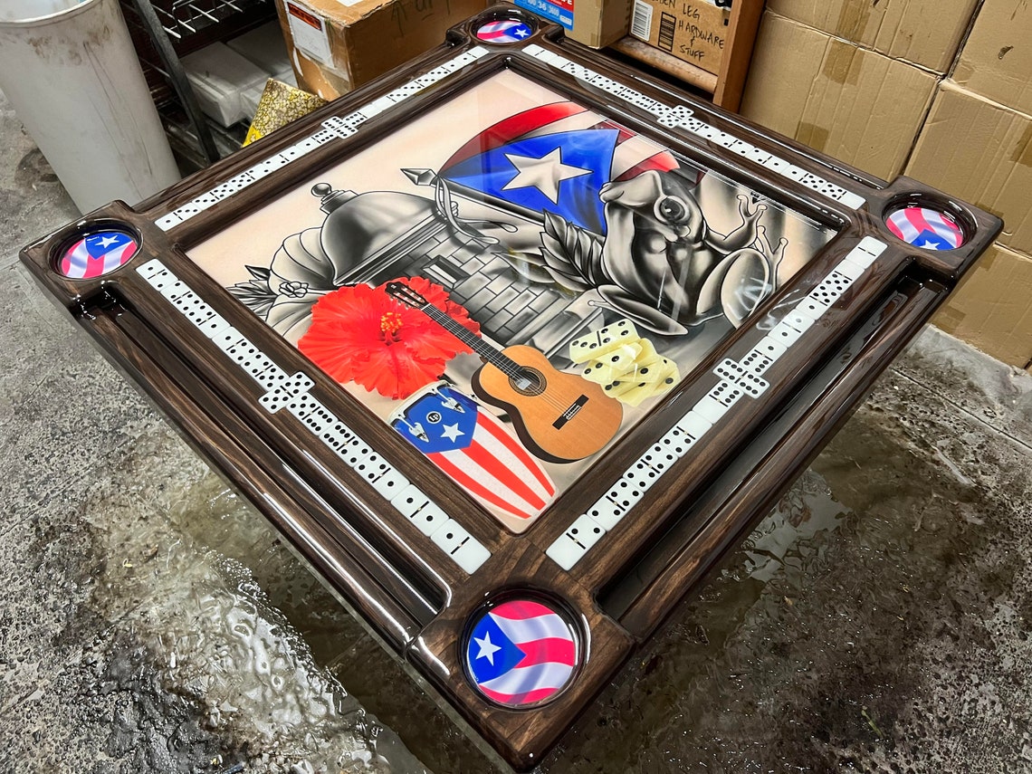 Puerto Rican Culture Domino Table by Domino Tables by Art - Etsy