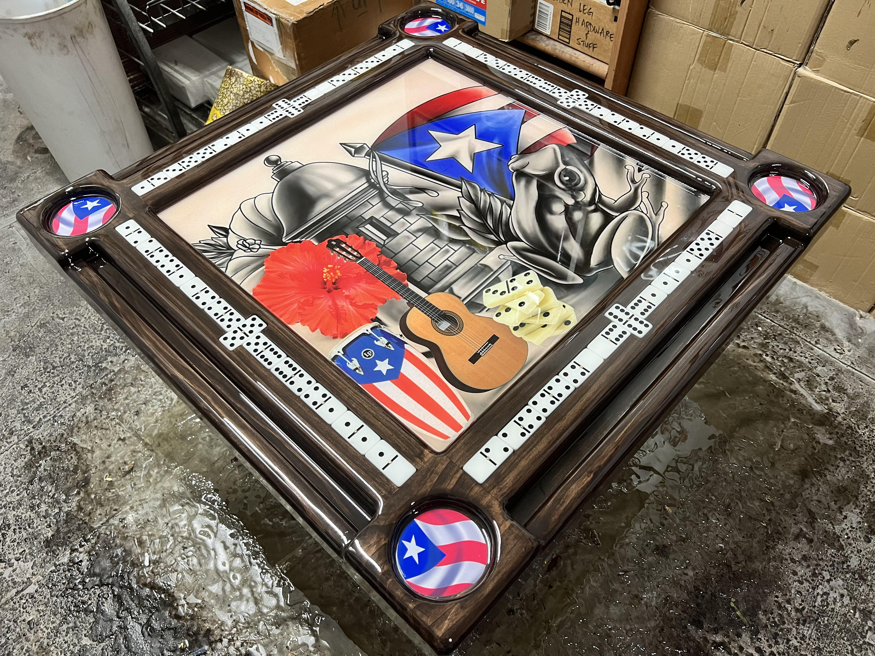 Puerto Rican Culture Domino Table by Domino Tables by Art - Etsy
