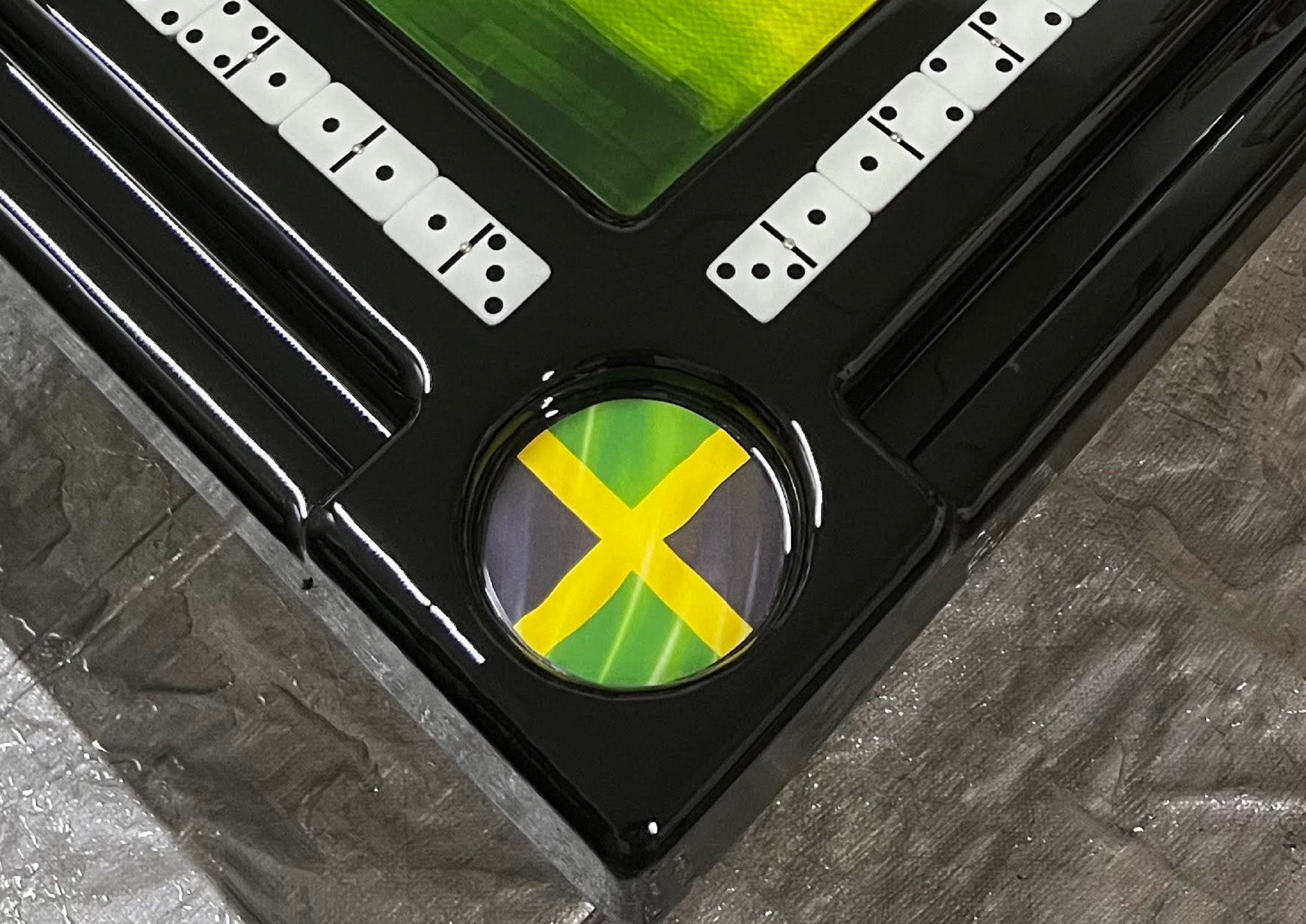 Jamaican Collage Domino Table by Domino Tables by Art - Etsy