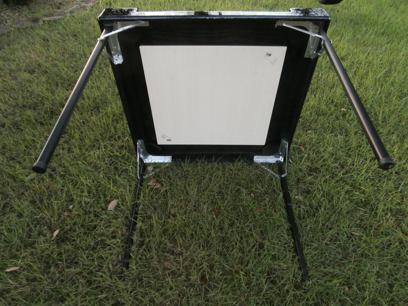 Neon Black Domino Table by Domino Tables by Art - Etsy