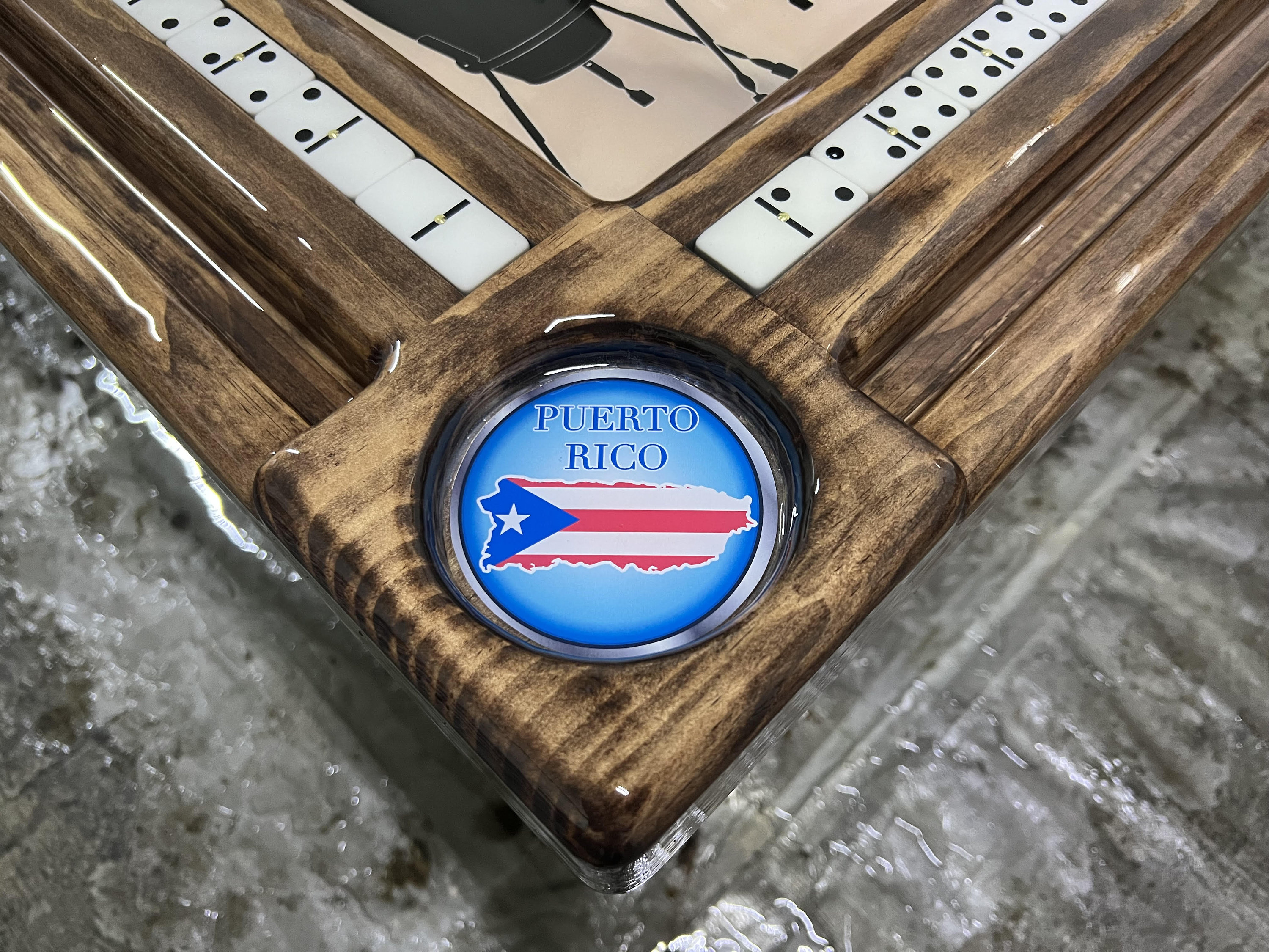 Puerto Rican Collage Domino Table by Domino Tables by Art - Etsy