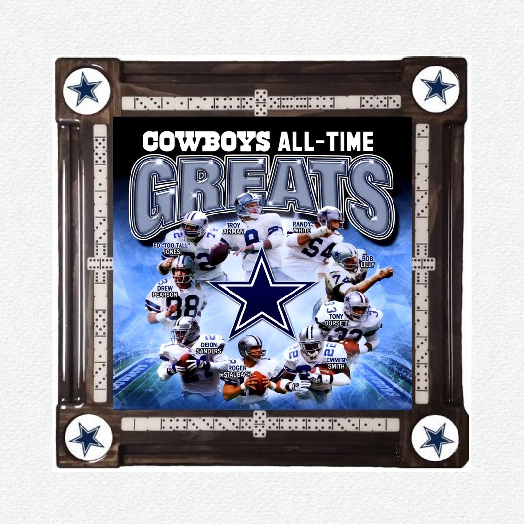 Cowboys All Time Greats Domino Table by Domino Tables by Art - Etsy