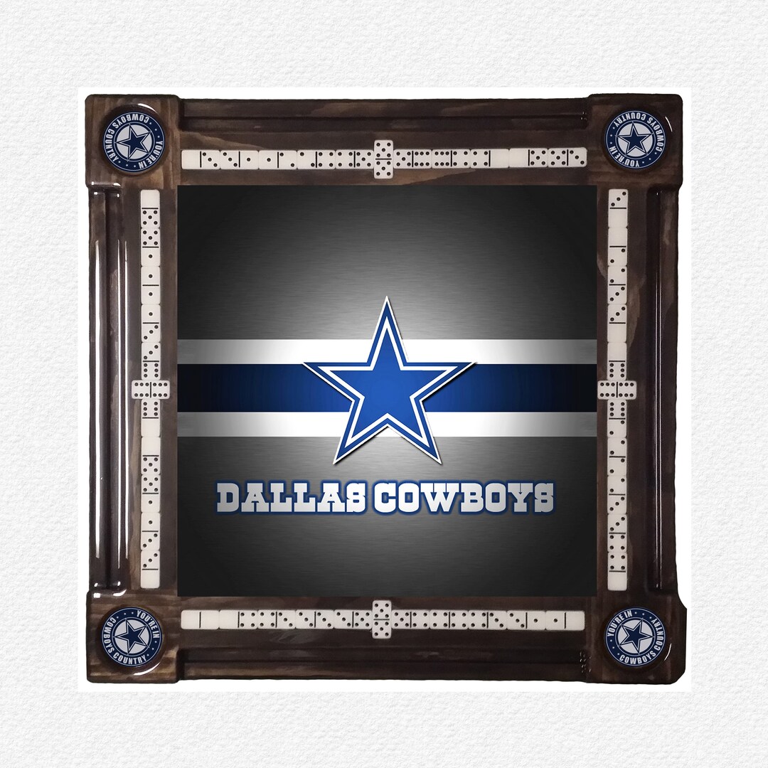 Cowboys Star and Logo Domino Table by Domino Tables by Art - Etsy