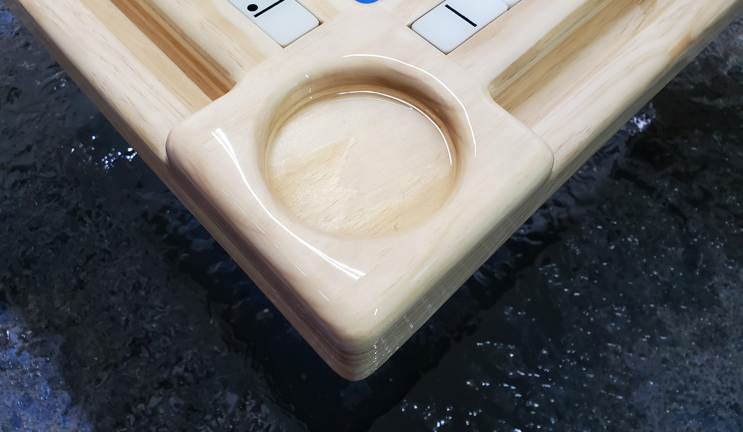 3D Domino Natural Light Wood Domino Table by Domino Tables by Art - Etsy