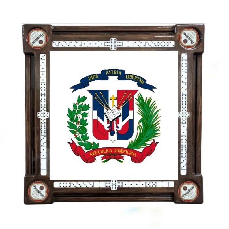 Dominican Escudo White Domino Table by Domino Tables by Art - Etsy