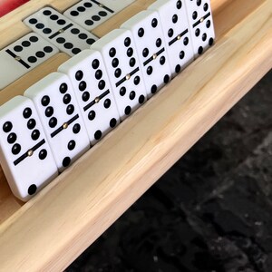 3D Domino Natural Light Wood Domino Table by Domino Tables by Art - Etsy