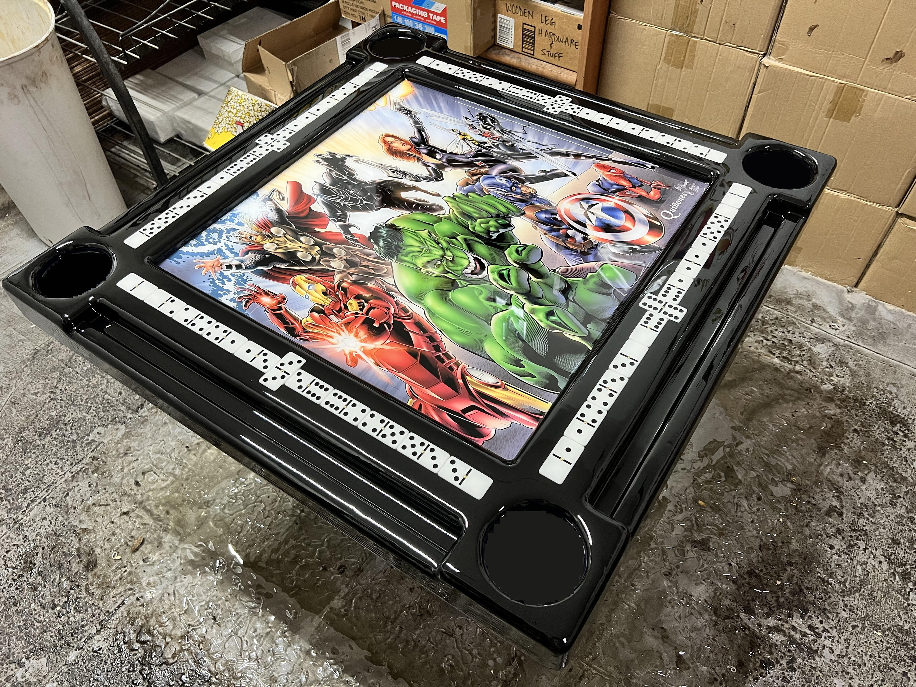 Comics Domino Table by Domino Tables by Art - Etsy