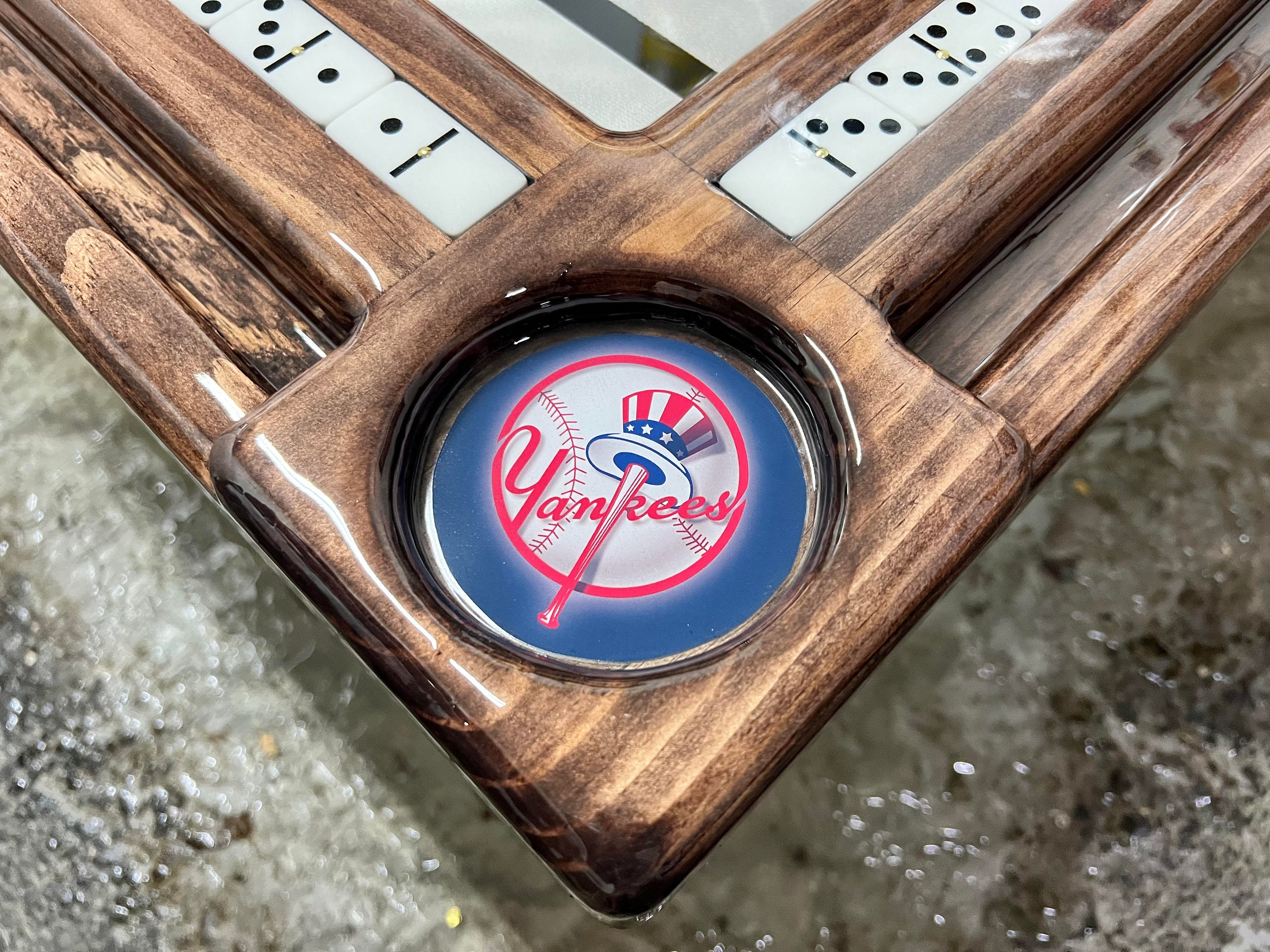 Yankee Banner Domino Table by Domino Tables by Art - Etsy