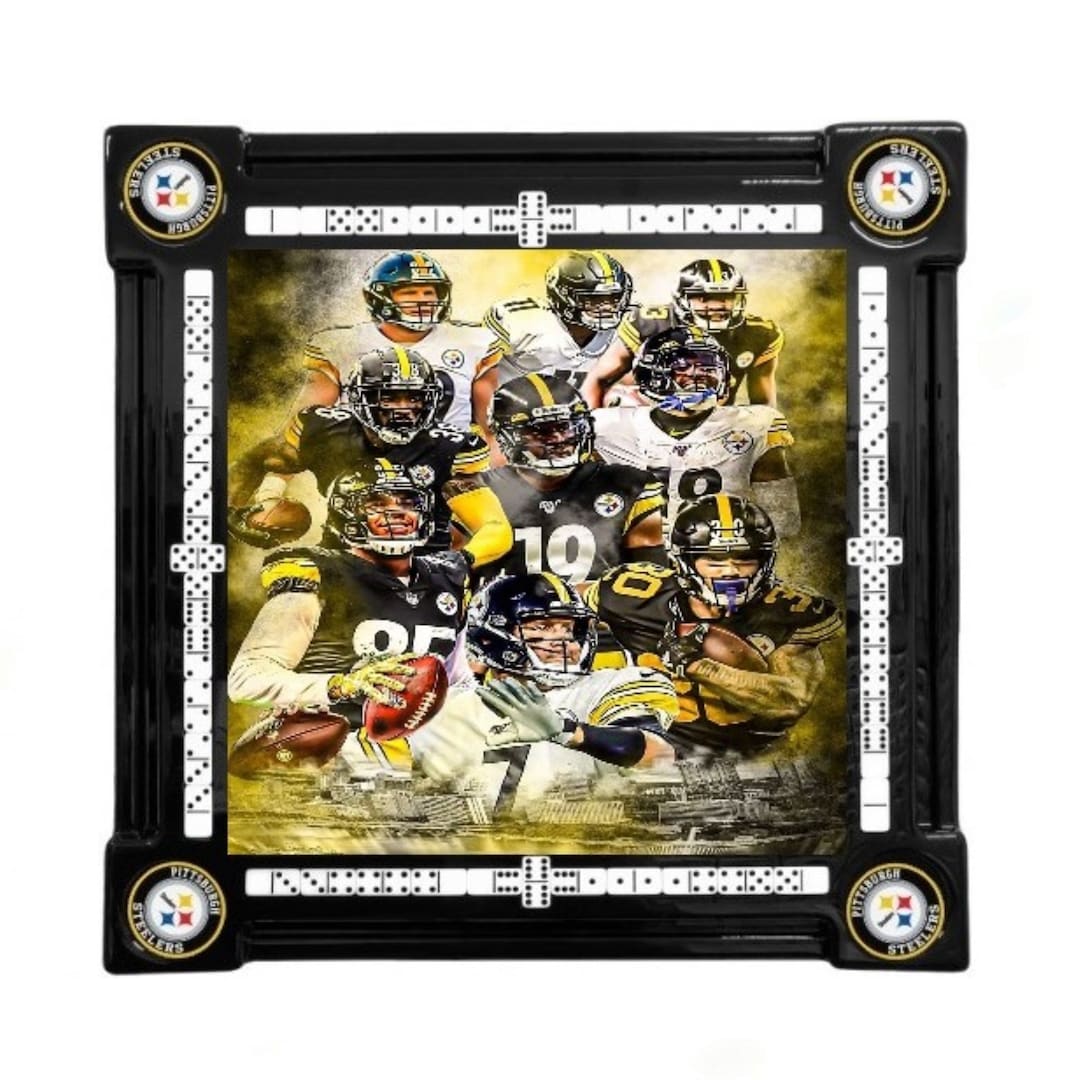 Steelers Stars Football Domino Table by Domino Tables by Art - Etsy