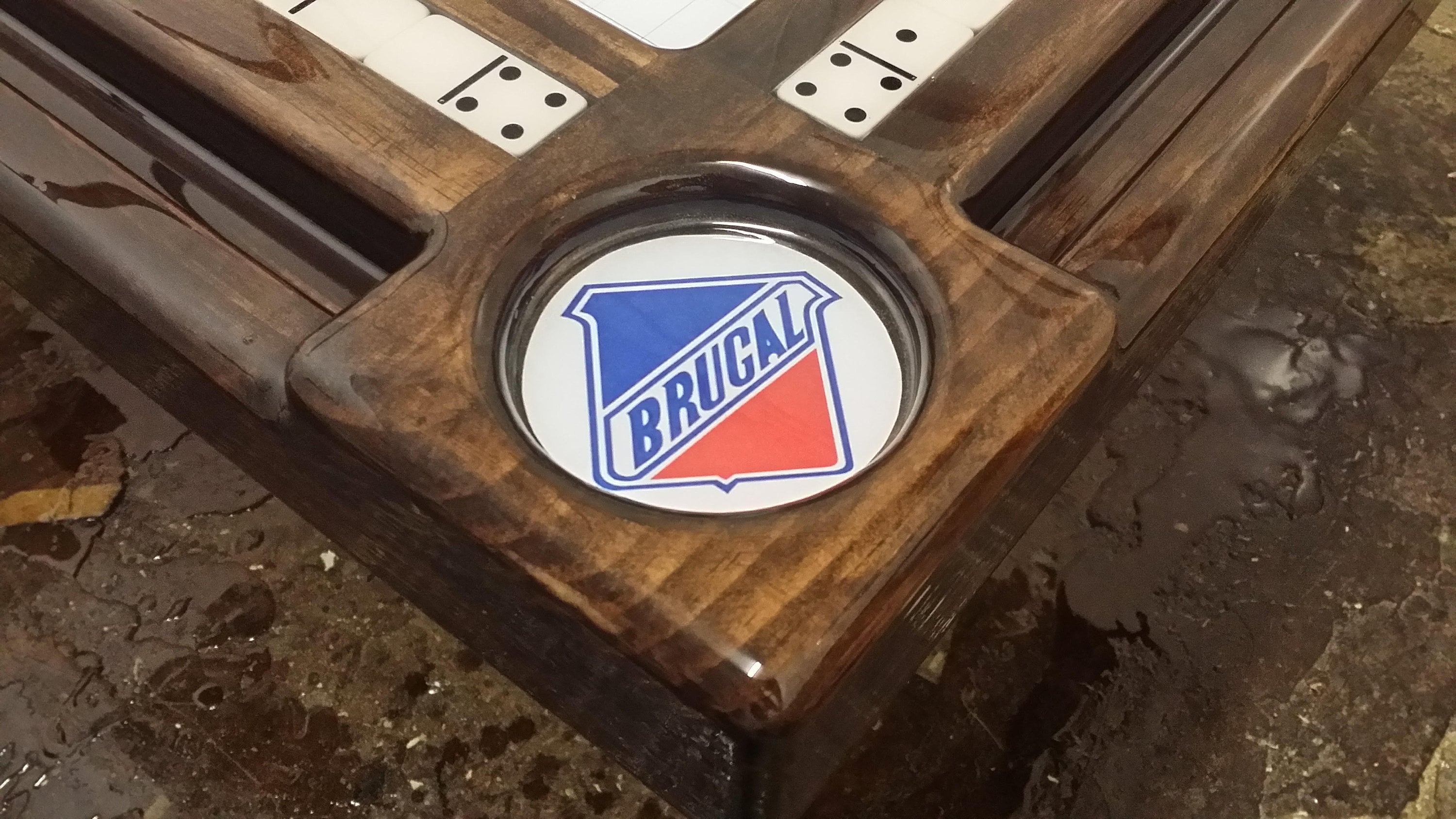 Dominican Map Domino Table by Domino Tables by Art - Etsy