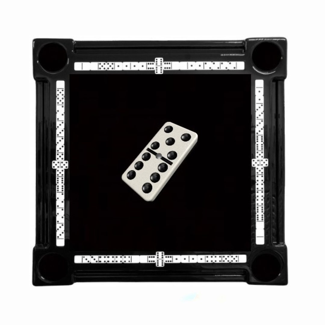 3D Domino Black Frame Domino Table by Domino Tables by Art - Etsy