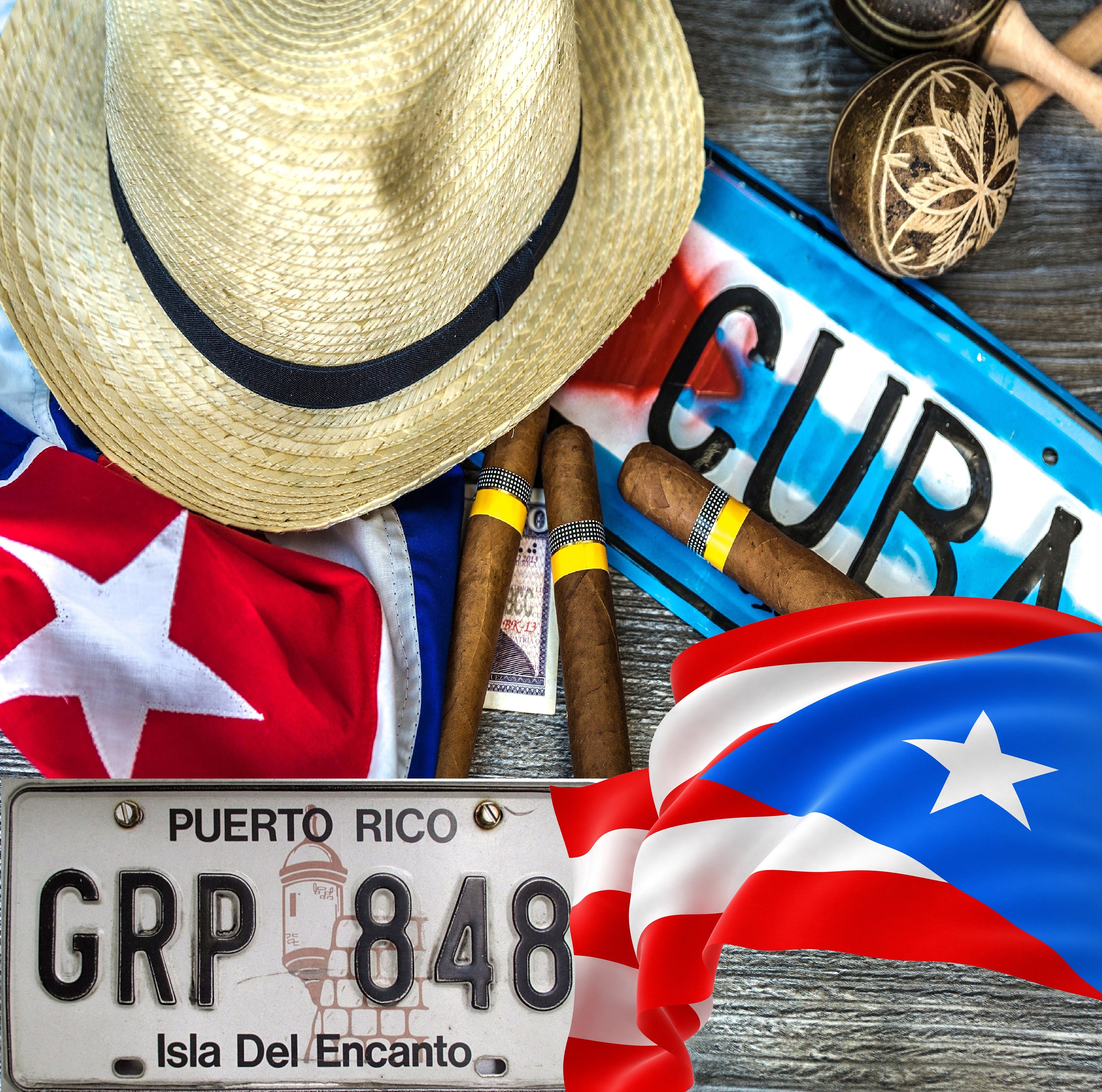 MADE IN USA Cuban Puerto Rican American Domino Table by Domino Tables ...