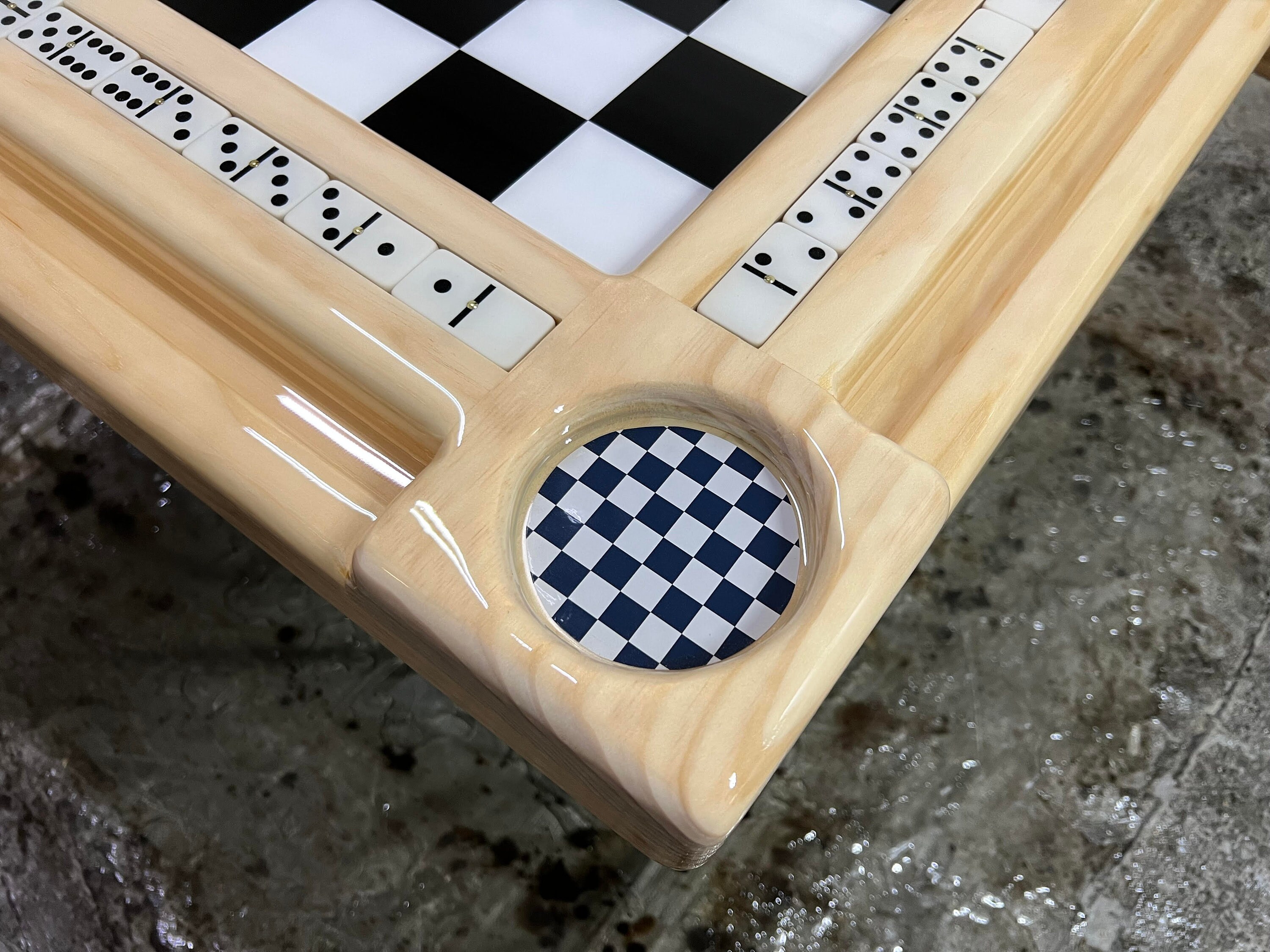 Chessboard Game Table by Domino Tables by Art - Etsy