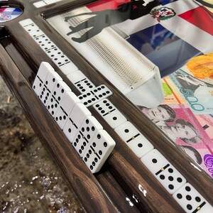 Dominican Republic Collage Domino Table by Domino Tables by Art - Etsy