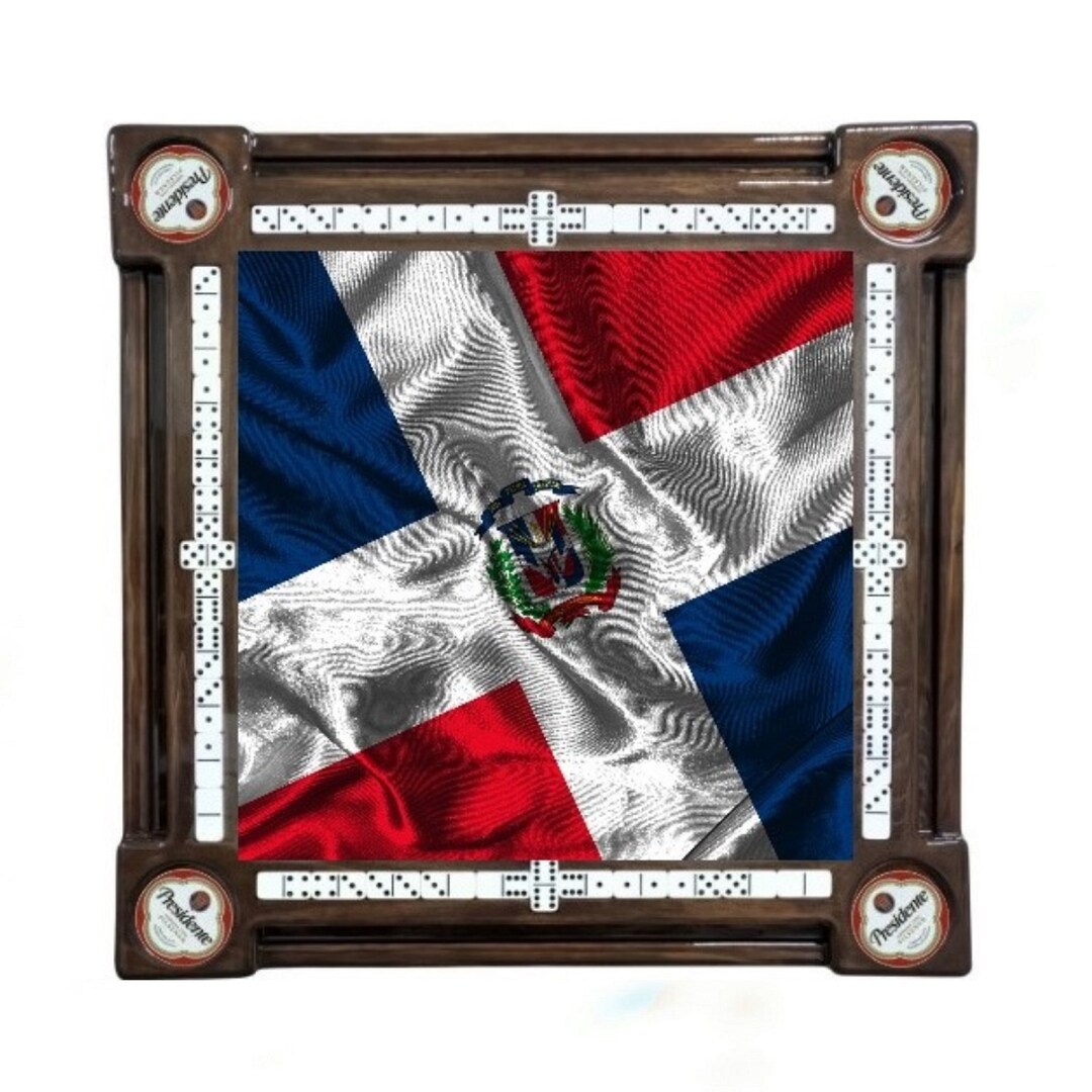 Dominican Textured Flag Domino Table by Domino Tables by Art - Etsy