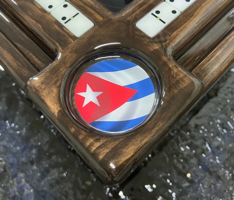 MADE IN USA Cuban Collage Domino Table by Domino Tables by Art - Etsy