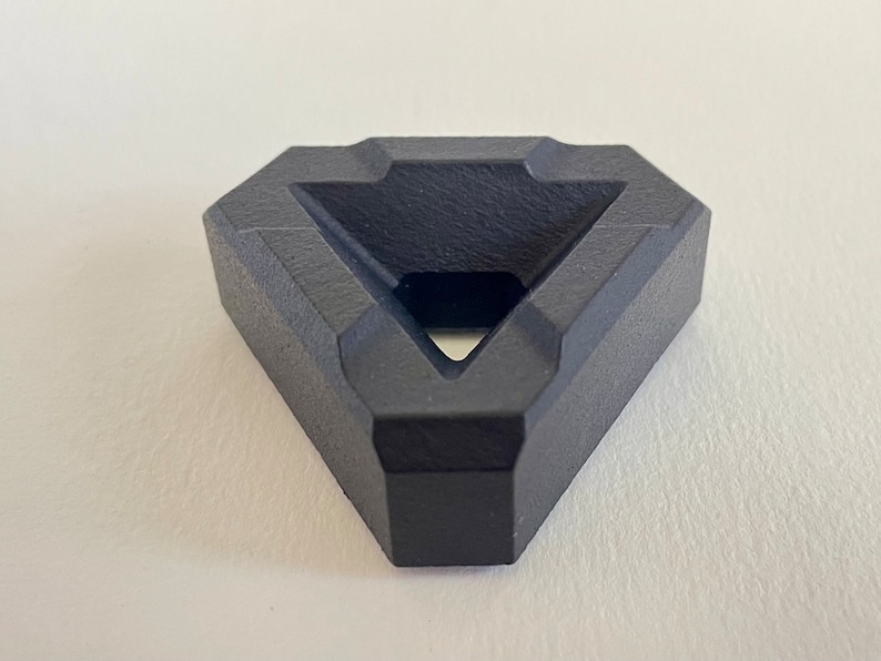 Geometric Cube Stand – Cube Display Stand in Solid Black Nylon - Etsy
