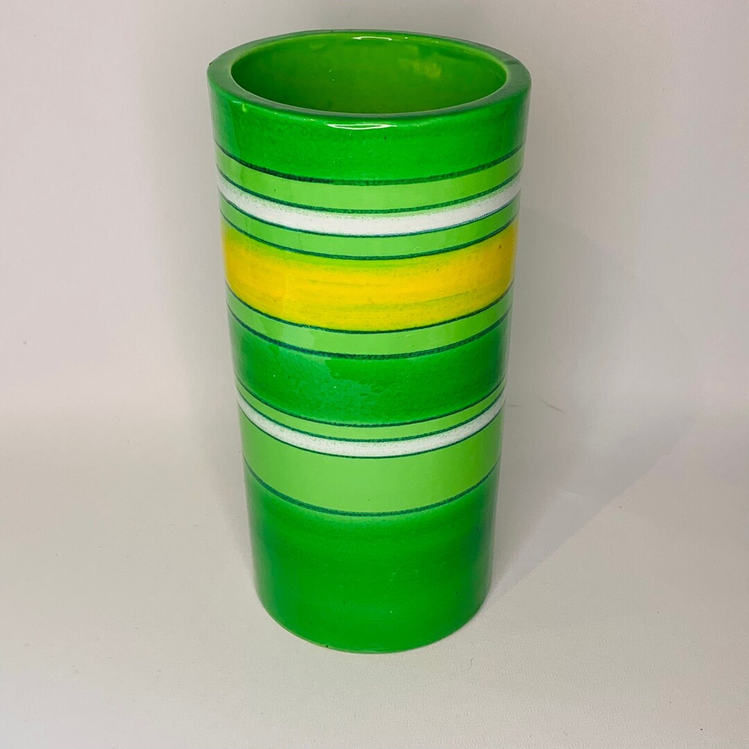 Bitossi Fascie Colorate - Green Yellow White Stripes - Aldon Londi ...