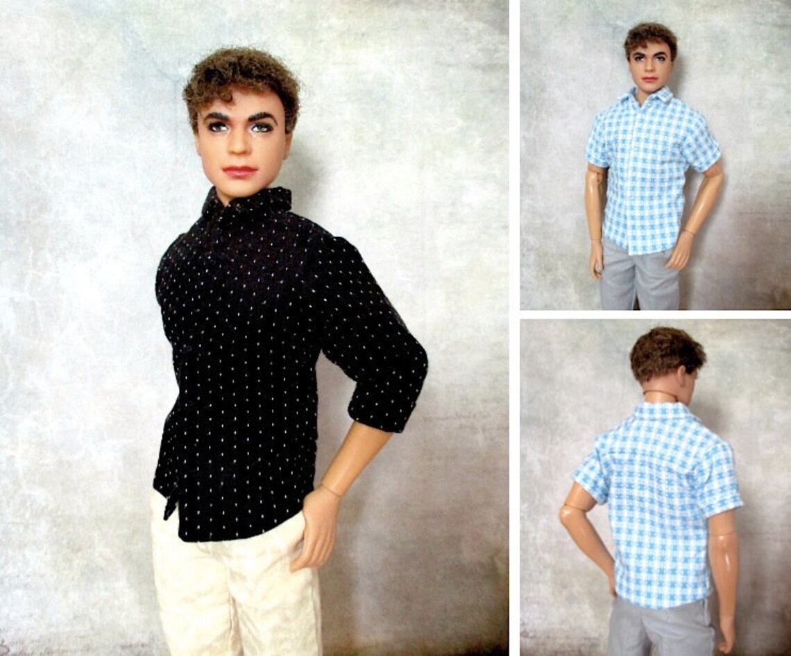 PDF Pattern Button-up Shirt Sewing Pattern for 12 | Etsy