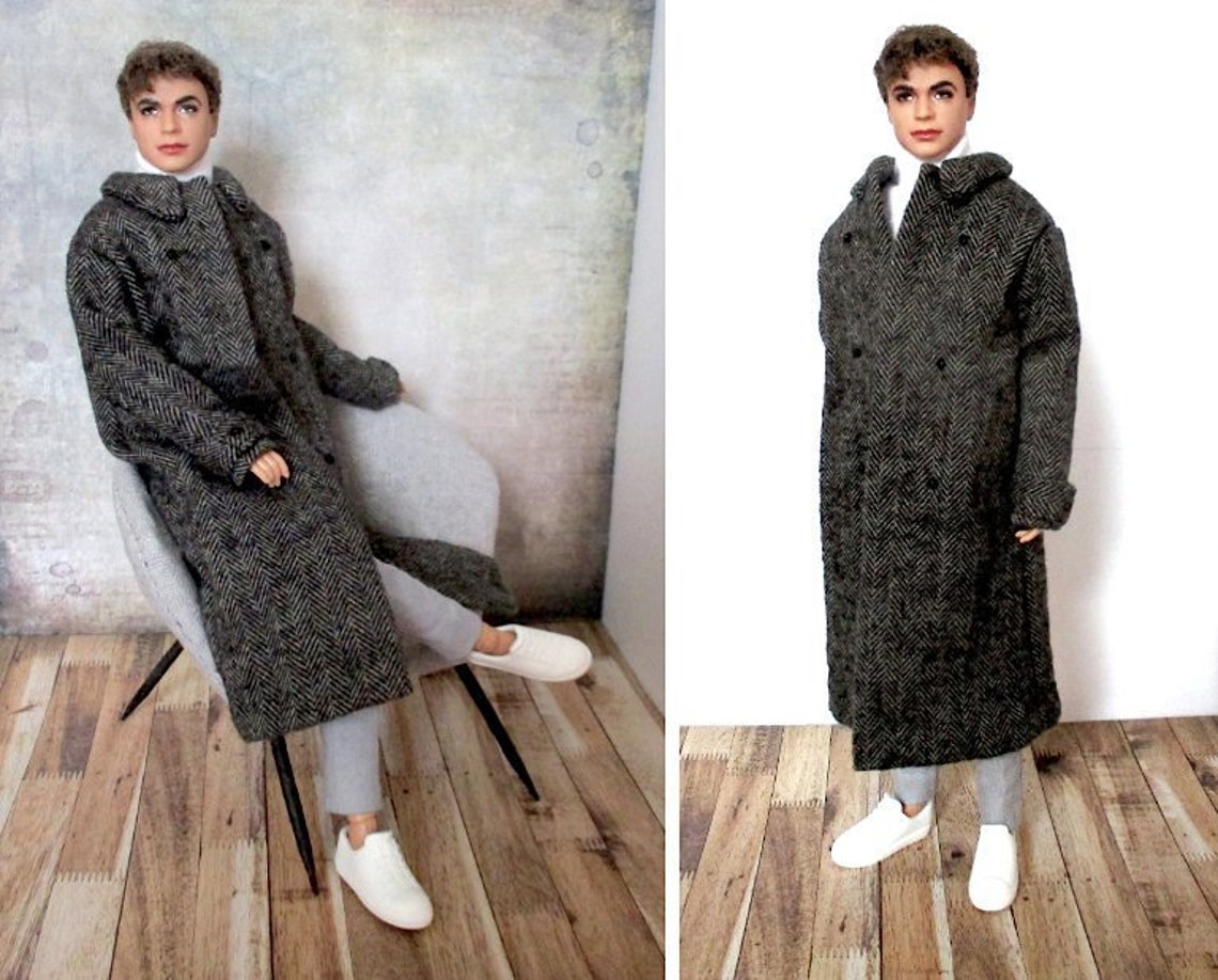 PDF Pattern Overcoat Sewing Pattern for 12 Fashion | Etsy