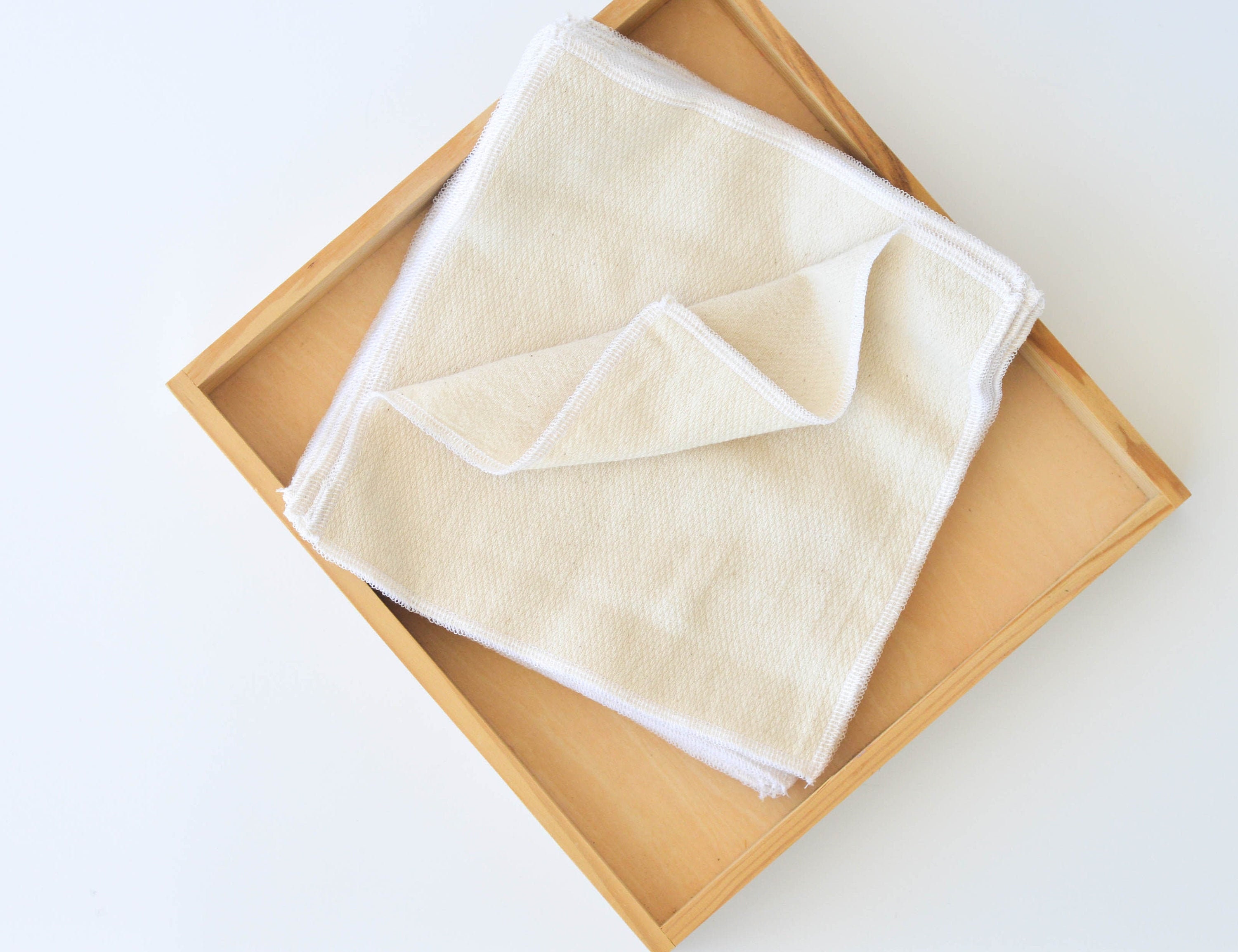 Organic Cotton Reusable Tissues: Eco-friendly Hankies, Zero Waste - Etsy